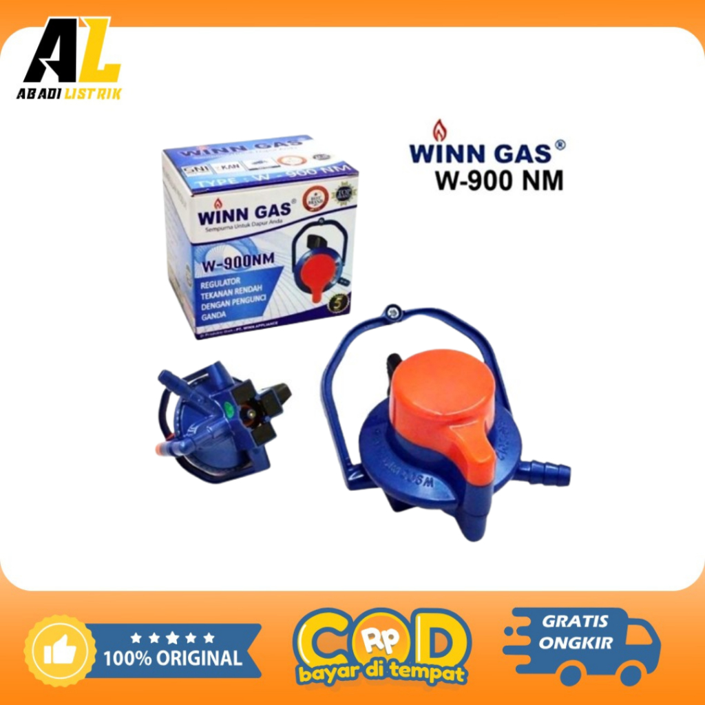 Jual Winn Gass W900NM/Kepala Regulator Gas Anti Bocor/Kepala Gas Winn ...