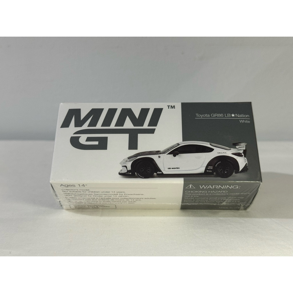 Jual MINI GT #769 Toyota GR86 LB Nation White | Shopee Indonesia