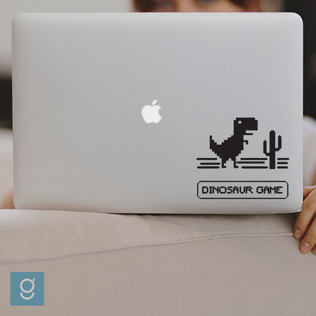 Jual Stiker Custom Laptop Dino Game Sticker Cutting Dekorasi Kaca Mobil ...