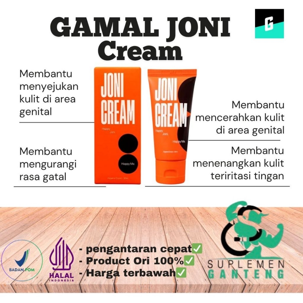Jual JONI CREAM by GAMAL - Perawatan area genital pria untuk ...