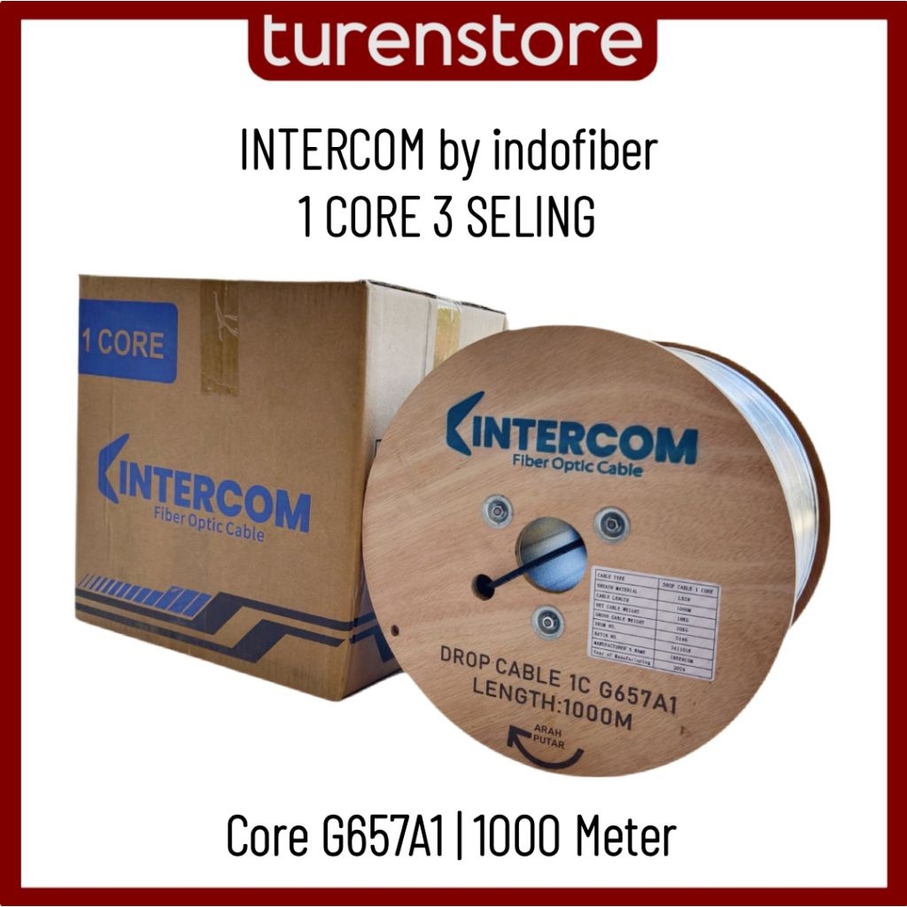 Jual Dropcore INTERCOM 1 core 3 seling by indofiber kabel fiber optic ...