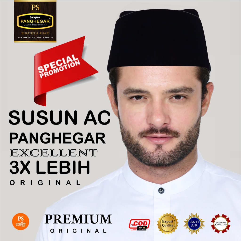 Jual Songkok Susun Dewasa, Peci Susun Anak, Songkok Susun Hitam, Peci ...