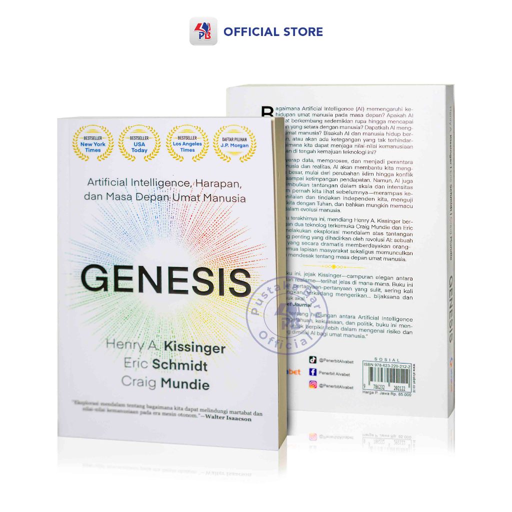 Jual Buku Genesis: Artificial Intelligence, Harapan, dan Masa Depan ...