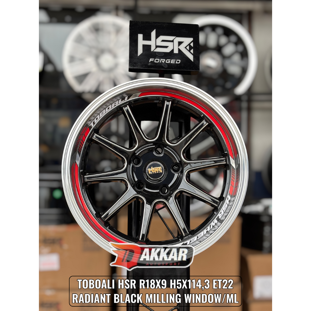 Jual velg mobil racing ring 18 hsr toboali for zenix hrv crv mazda cx5 ...