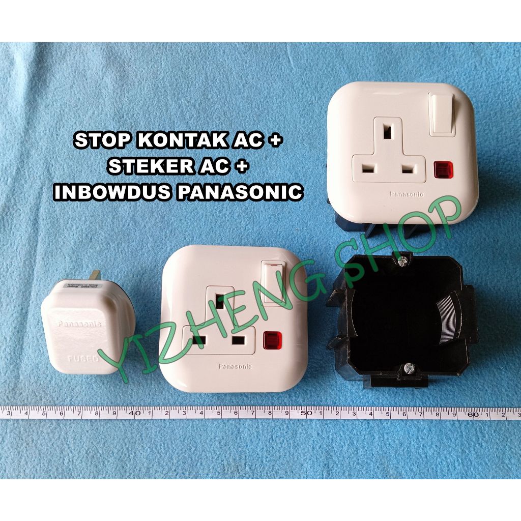 Jual STOP KONTAK AC PANASONIC + INBOWDUS + STEKER | Shopee Indonesia