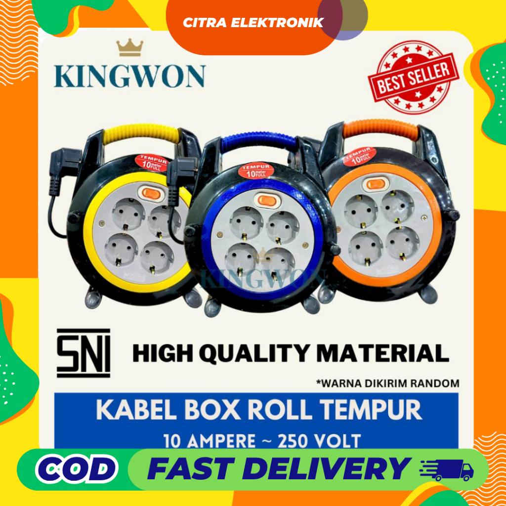 Jual ROLL KABEL BOX KABEL 5 M 10 M 15 M COLOKAN LISTRIK STOP KONTAK ...