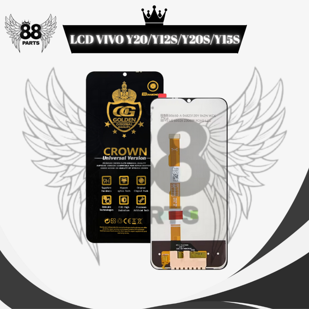 Jual LCD VIVO Y20 V2027 / Y20S V2029 /Y12S V2026 / VIVO Y15S / V2043 TOUCHSCREEN FULL SET / LCD ...