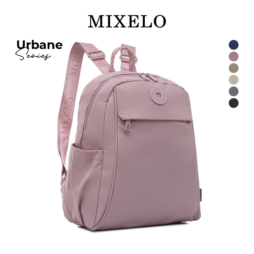 Jual MIXELO Backpack Zara Tas Ransel Wanita Anti Air Bahan Nylon ...