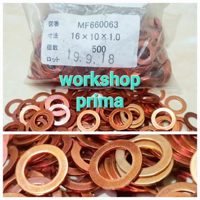 Jual RING TEMBAGA KUNINGAN SELANG MINYAK REM MASTER REM CAKRAM DEPAN ...