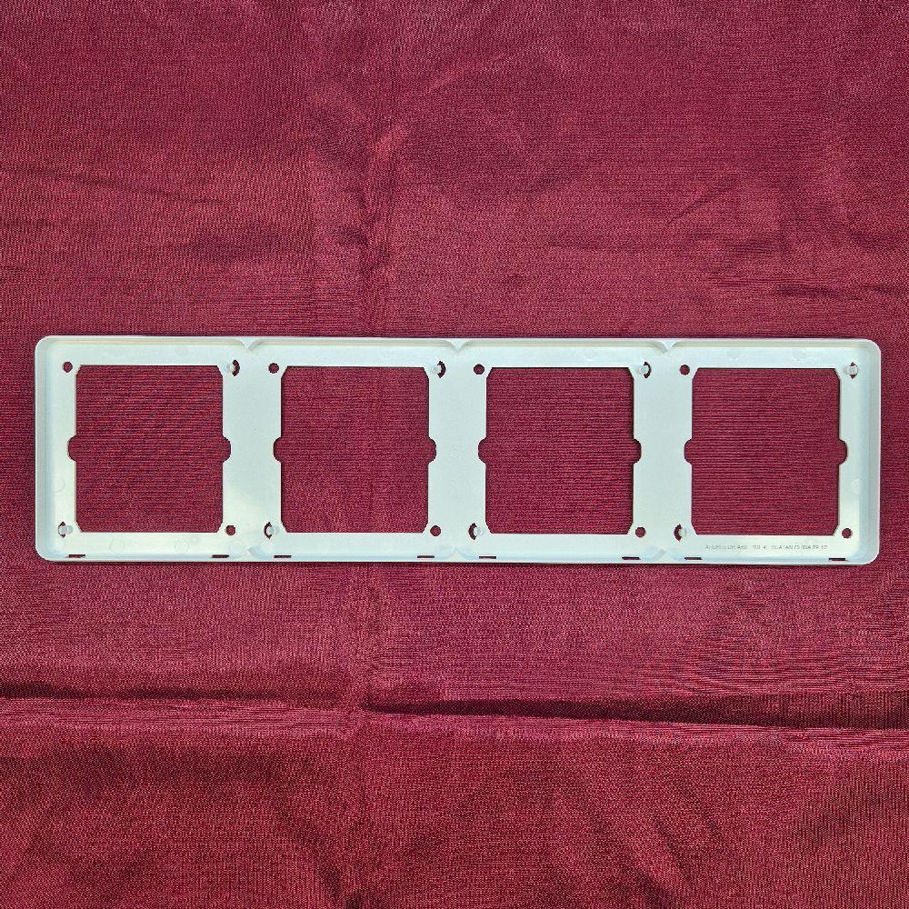 Jual A63-P19-4F Bingkai Frame Saklar Stop Kontak 4 Gang Infinity White Architech | Shopee Indonesia