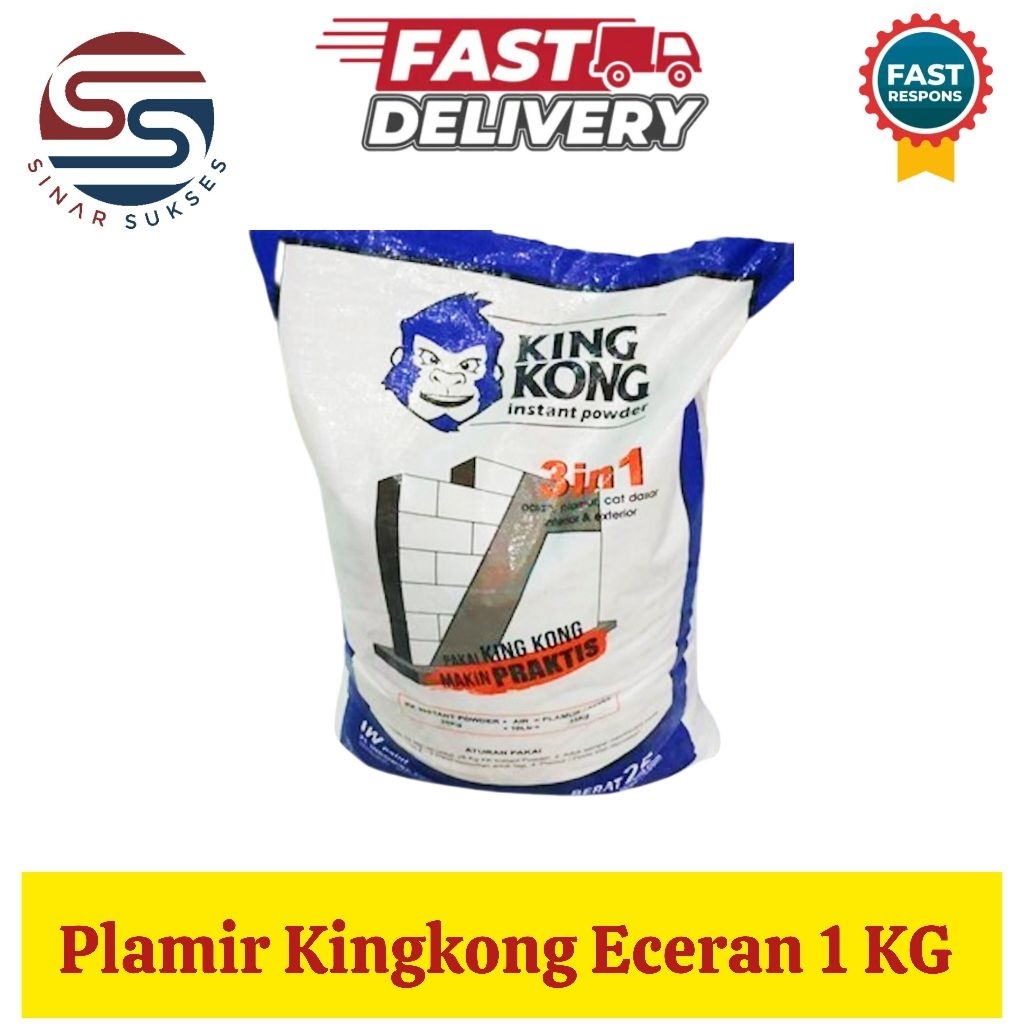 Jual Plamir Kingkong Eceran 1 kg/ Plamir Eceran/ Plamir 1 kg/ 1 kg ...