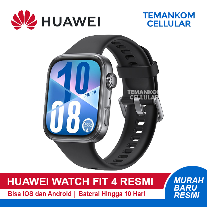 Jual Huawei Watch FIT 4 BLACK 2025 Baru Smartwatch Baru Jam tangan ...