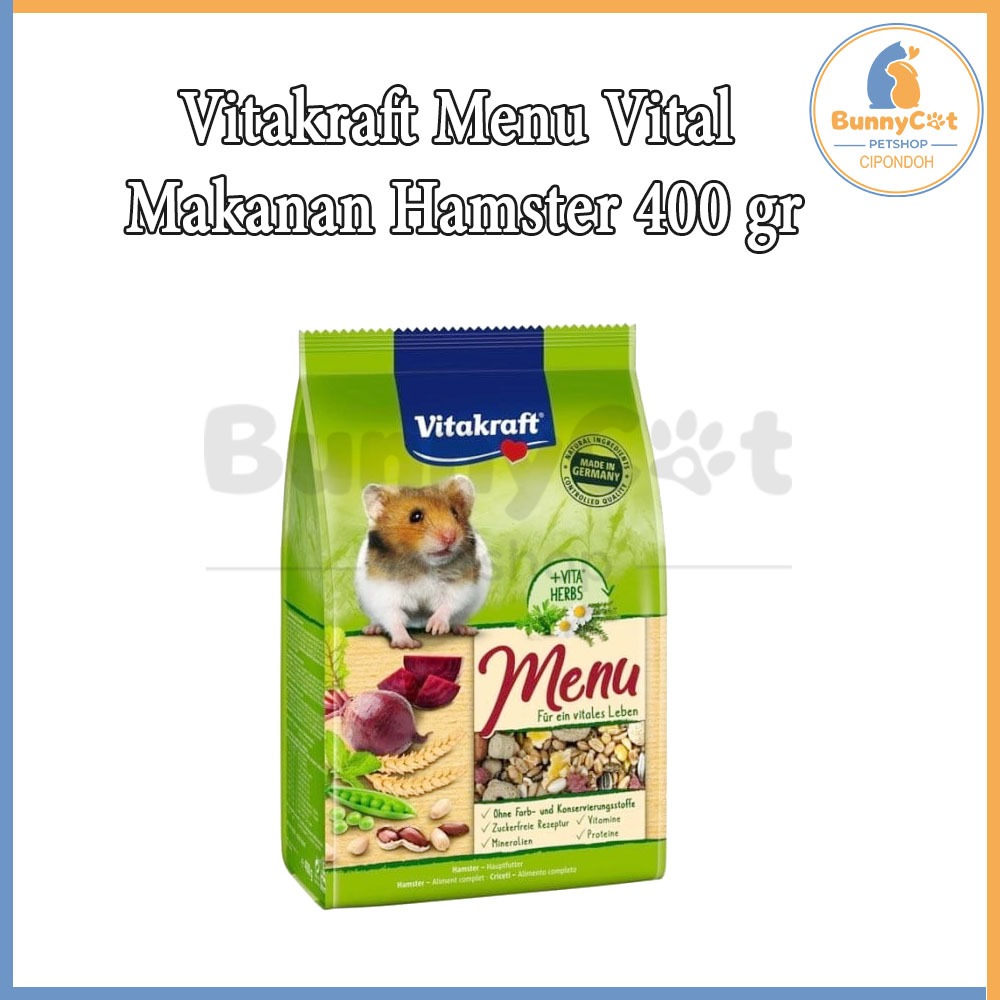 Jual Vitakraft Menu Vital Makanan Hamster Marmut 400gr makanan hewan ...