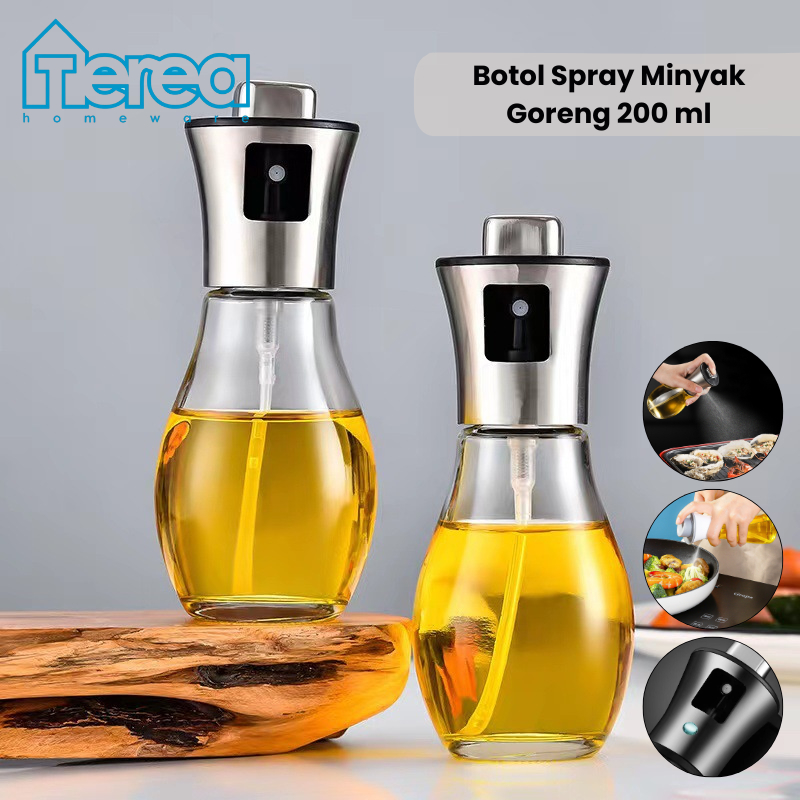 Jual TEREA Botol Spray Minyak Goreng 200ml / Bottle Kecap Asin Dapur ...