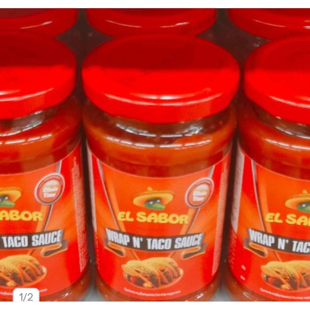 Jual el sabor wrap taco sauce 230gr saos tacos | Shopee Indonesia