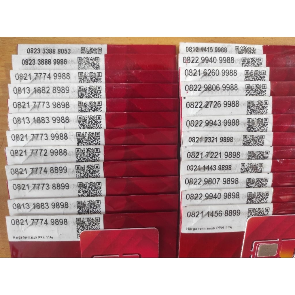 Jual Promo Kartu Perdana Nomor Cantik Prepaid Sim Card Telkomsel Prabayar Simpati ABAB AAAB AABB ...