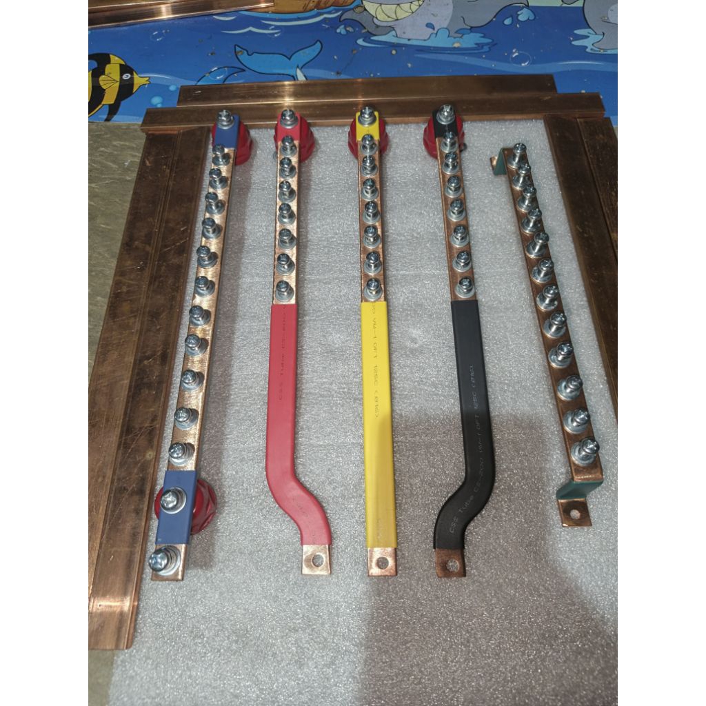 Jual Busbar RST + Netral + Grounding Uk 15×3 panjang@30 cm untuk ...