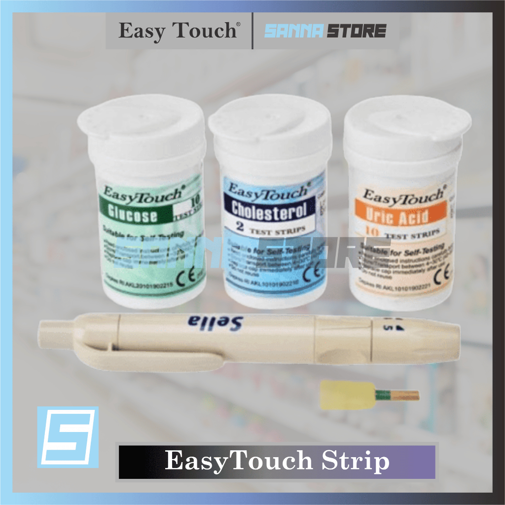 Jual Easy Touch Gula Darah, Asam Urat, Kolesterol dan Hemoglobin Strip ...
