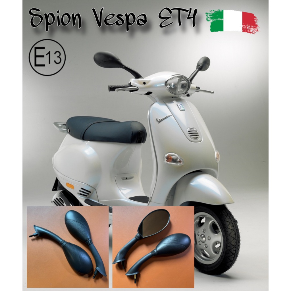 Jual spion vespa et4 piaggio fly zip itali e-mark e4 eropa standart ...
