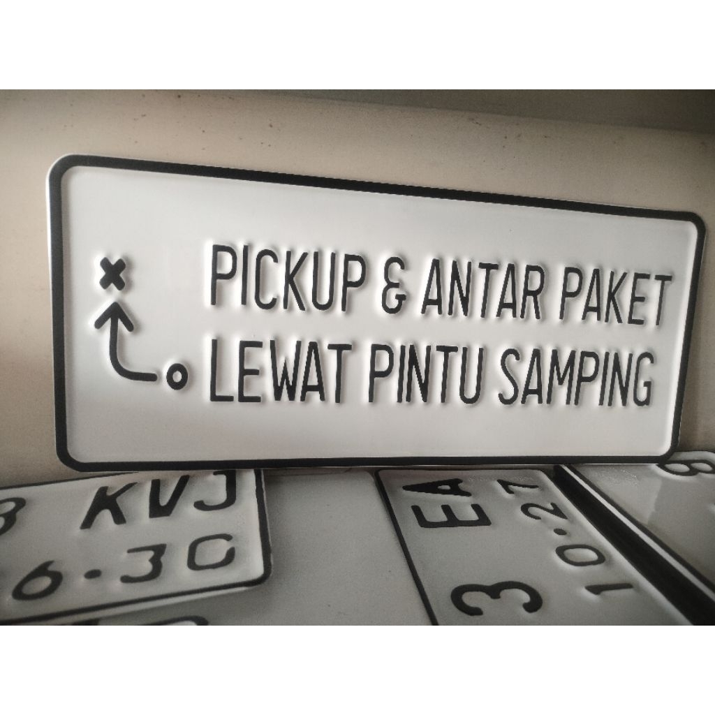 Jual papan nama ruangan, plang jalan, nomor rumah, rambu rambu, plang ...