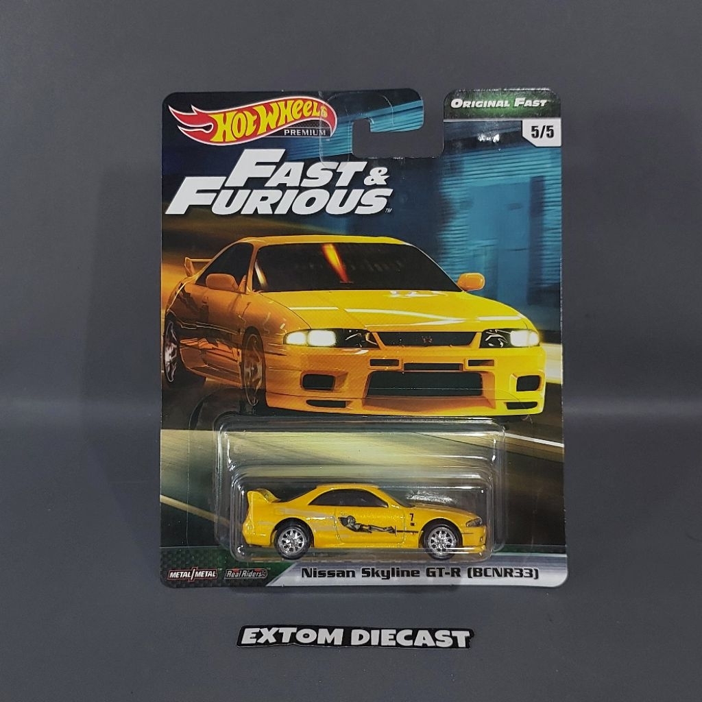 Jual Hotwheels Nissan Skyline R33 Fast And Furious Original Fast ...