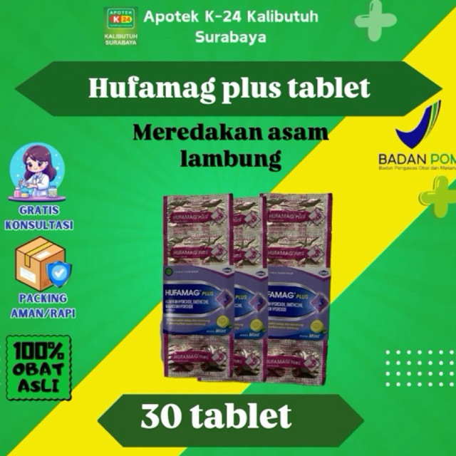 Jual Hufamag Plus Tablet (30 tablet) | Shopee Indonesia