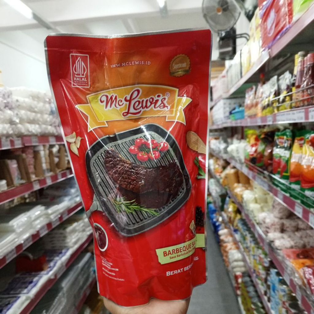 Jual MC Lewis saus BBQ 1kg/ saos BBQ MC Lewis 1kg | Shopee Indonesia