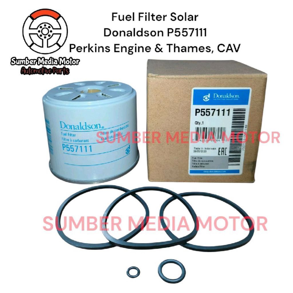 Jual Donaldson Fuel Filter Solar P557111 & J8620296 & FC-1702 Perkins ...