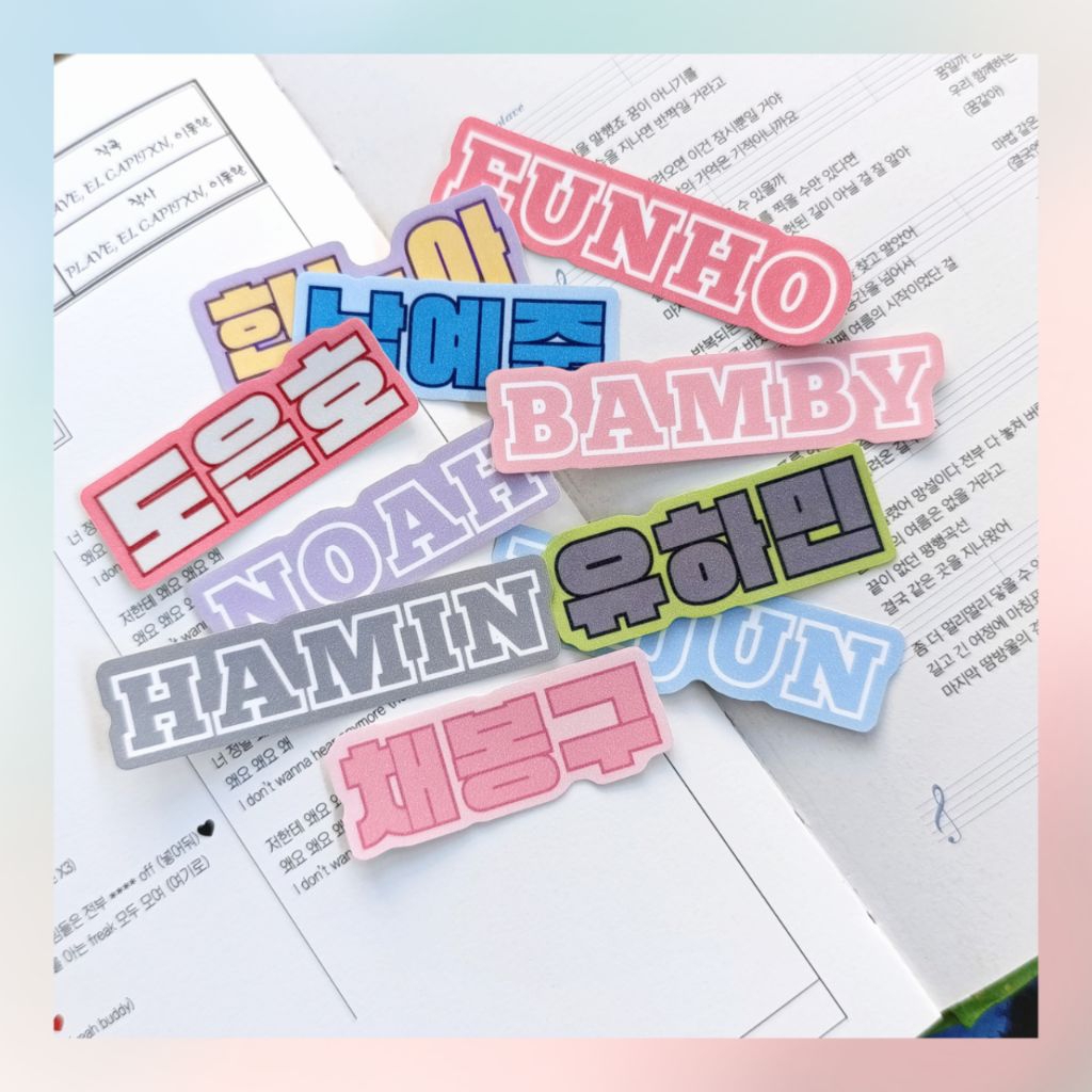 Jual [BACA DESKRIPSI] Plave Member Name Sticker | Shopee Indonesia