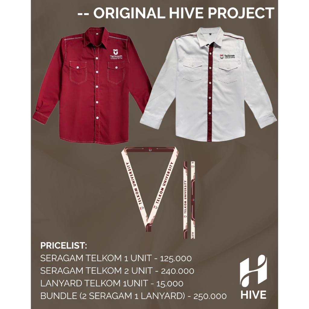 Jual SERAGAM TELKOM UNIVERSITY | Shopee Indonesia