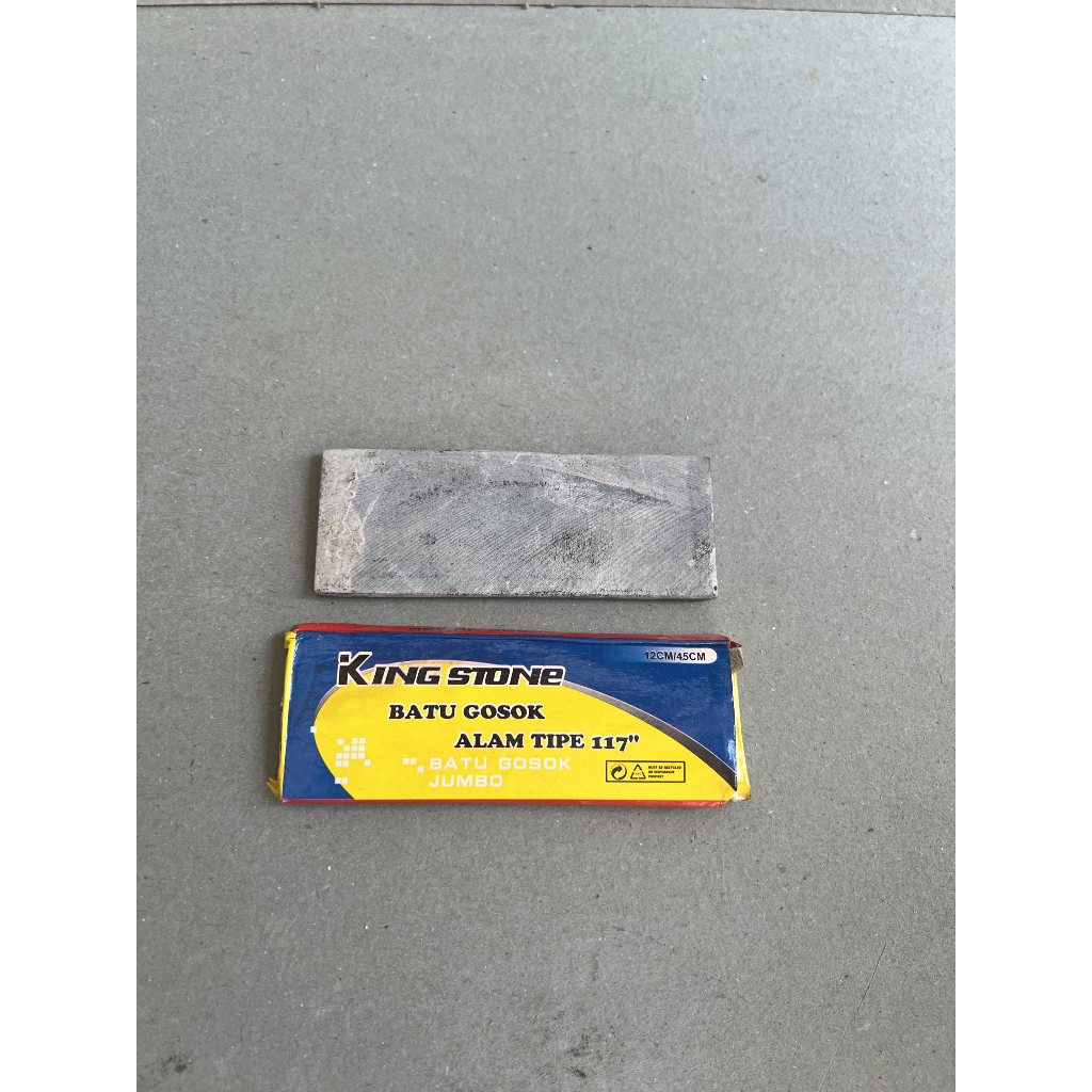 Jual Batu Asah Halus King Stone 12cm Pengasah Pisau Karet/Dapur Golok ...