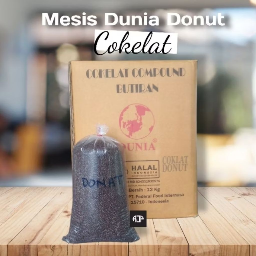 Jual Meses / Mesis Cokelat Compound Dunia Donut | Repack 1000 gr ...