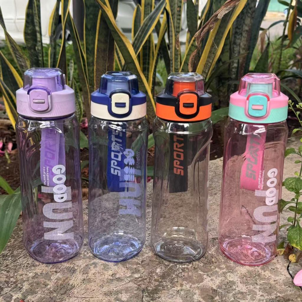 Jual Botol Minum Sport Transparan - Tutup Flip Thumbler Warna Infuse ...