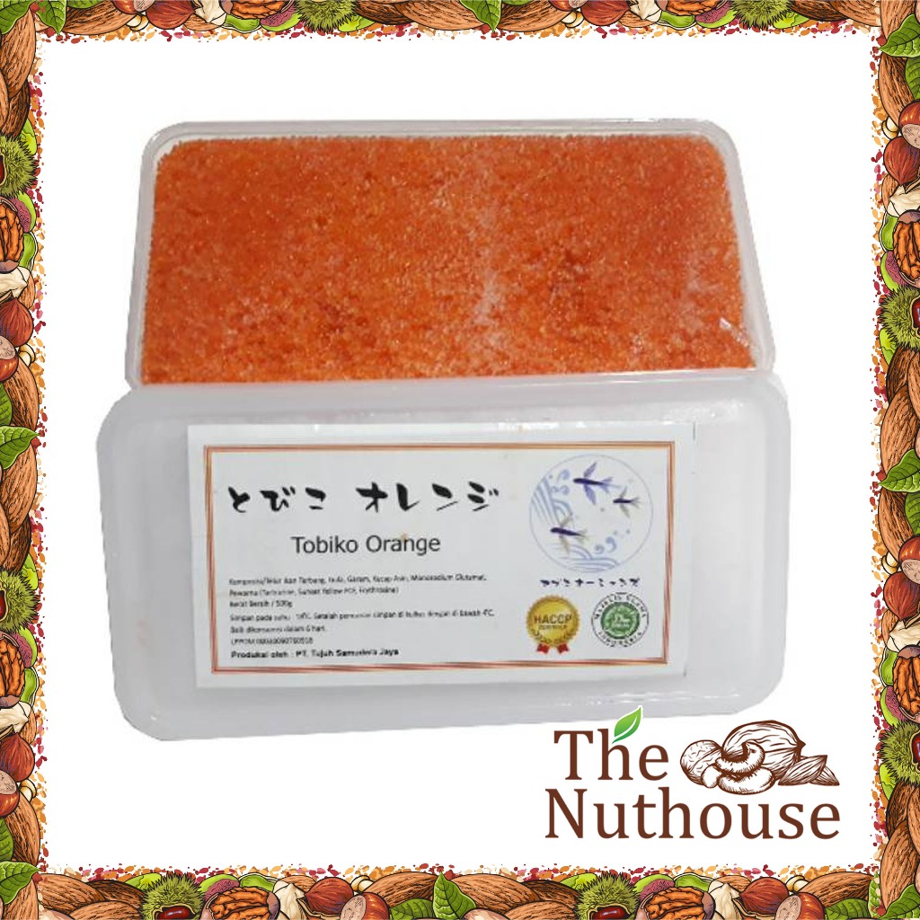 Jual Tobiko Orange 500gr / Flying Fish Roe / Telur Ikan Terbang Frozen ...