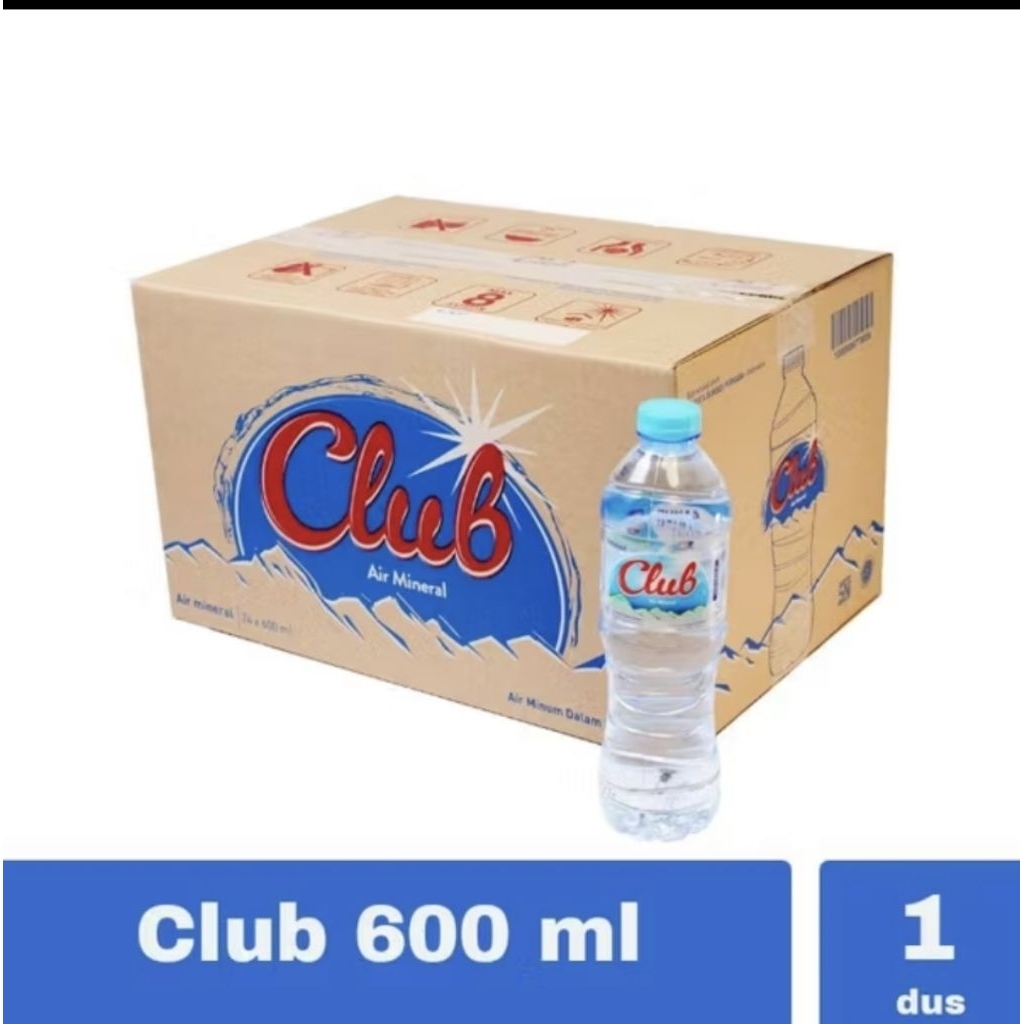 Jual 1DUS CLUB BOTOL 600ML 24PCS | Shopee Indonesia