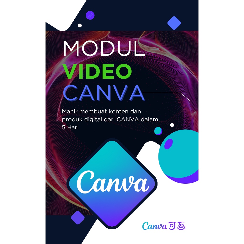 Jual Modul Video Canva – Belajar Bikin Konten & Produk Digital dalam 5 Hari | Shopee Indonesia
