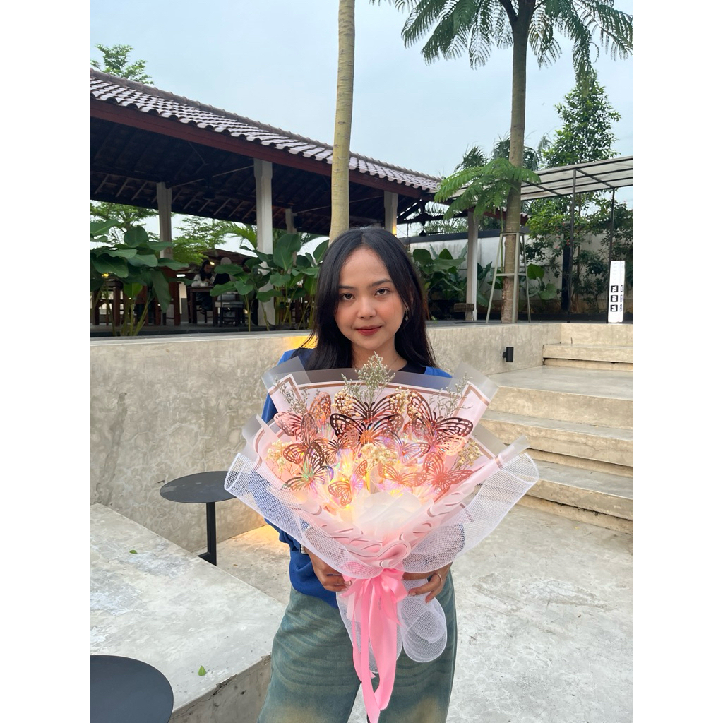 Jual Premium Butterfly Bouquet | buket wisuda lucu hadiah ulang tahun ...