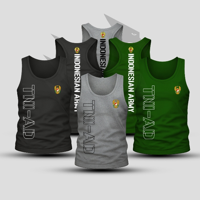 Jual Singlet Gym Pria- Combat Core series -Army Style / Darat Look ...
