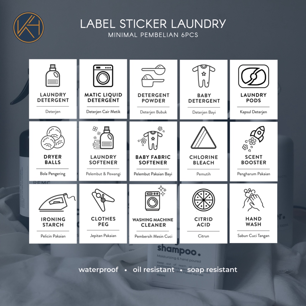 Jual Label Sticker Laundry | Shopee Indonesia