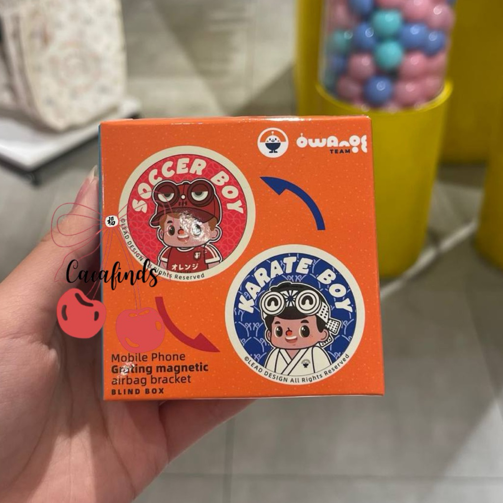 Jual OHSOME x Owangeboy‼️Pop Socket / Grating Magnetic Airbag Owange ...