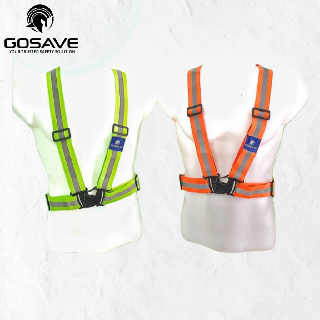 Jual ROMPI SAFETY KARET ELASTIS MODEL V GOSAVE REFLEKTIF - C46 | Shopee ...