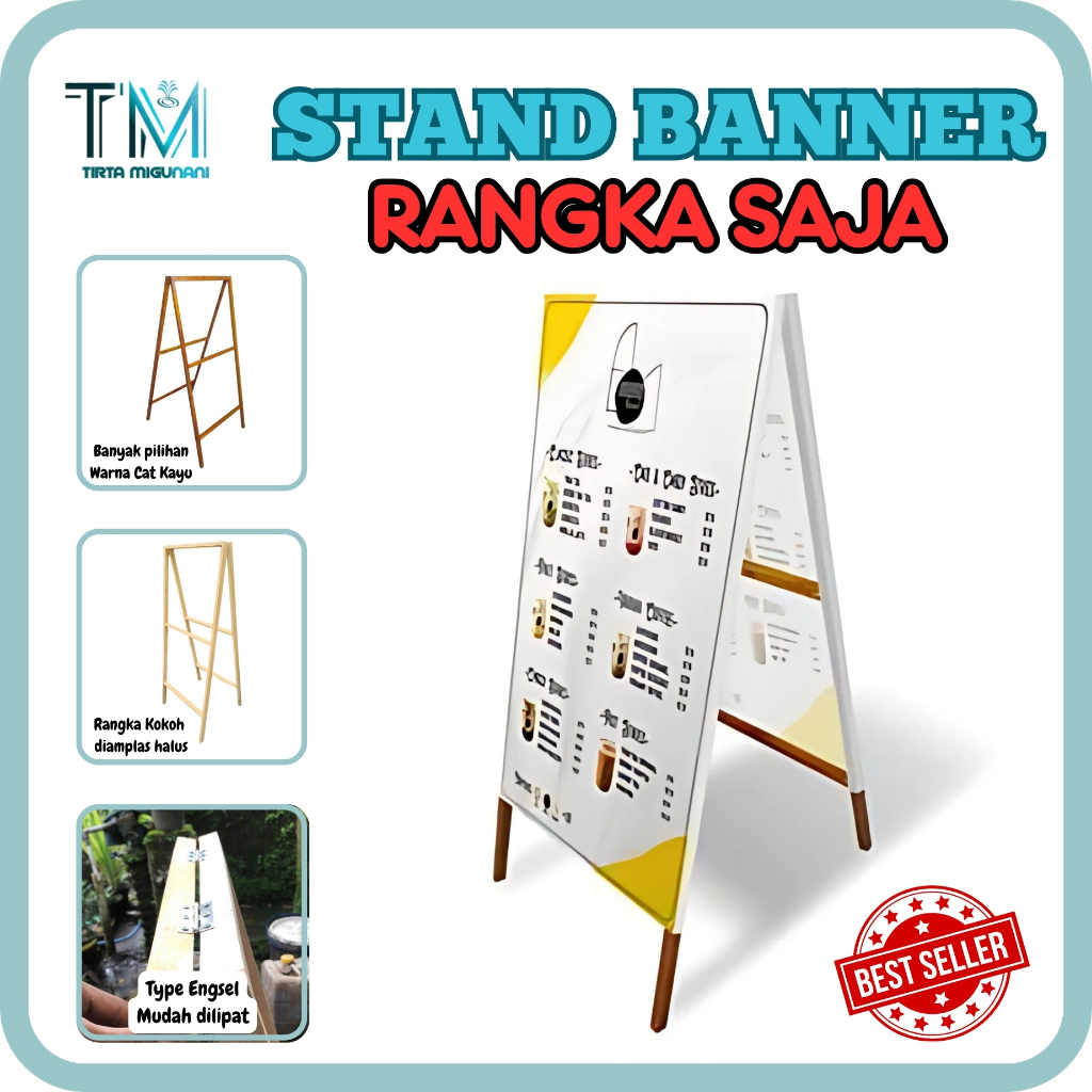 Jual Stand Banner - Standing Banner Lipat Menggunakan Engsel 2 sisi ...