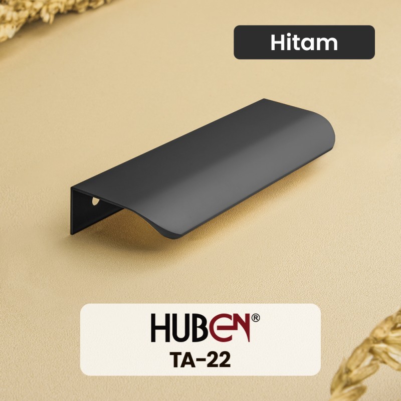 Jual Handle Aluminium Modern HUBEN TA-22 (128/160) BLACK – Tarikan Laci ...