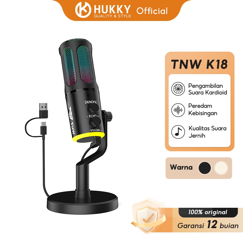 Jual TNW K18 Microphone Condenser USB Type-C Mikrofon Kondensor Studio ...