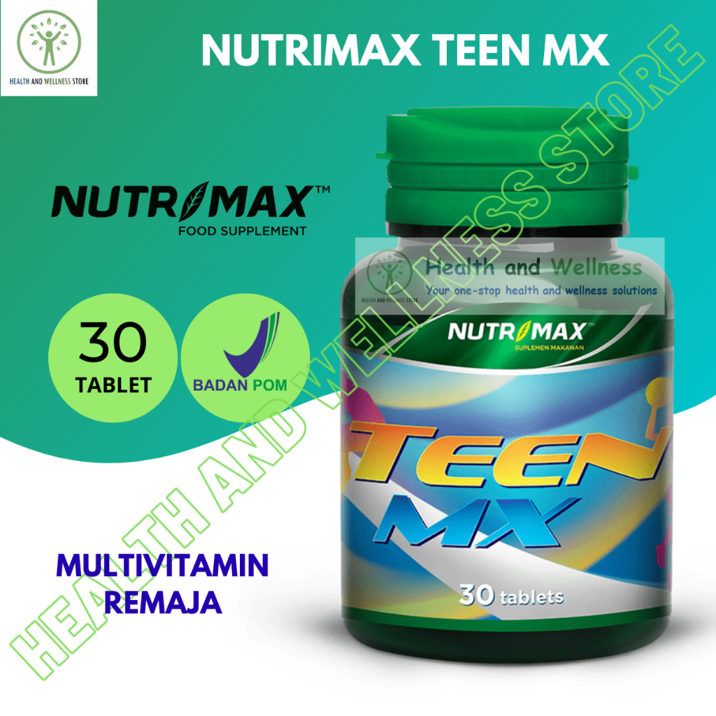 Jual Nutrimax Teen Mx Multivitamin 30 Tablet Peninggi Badan Anak ...