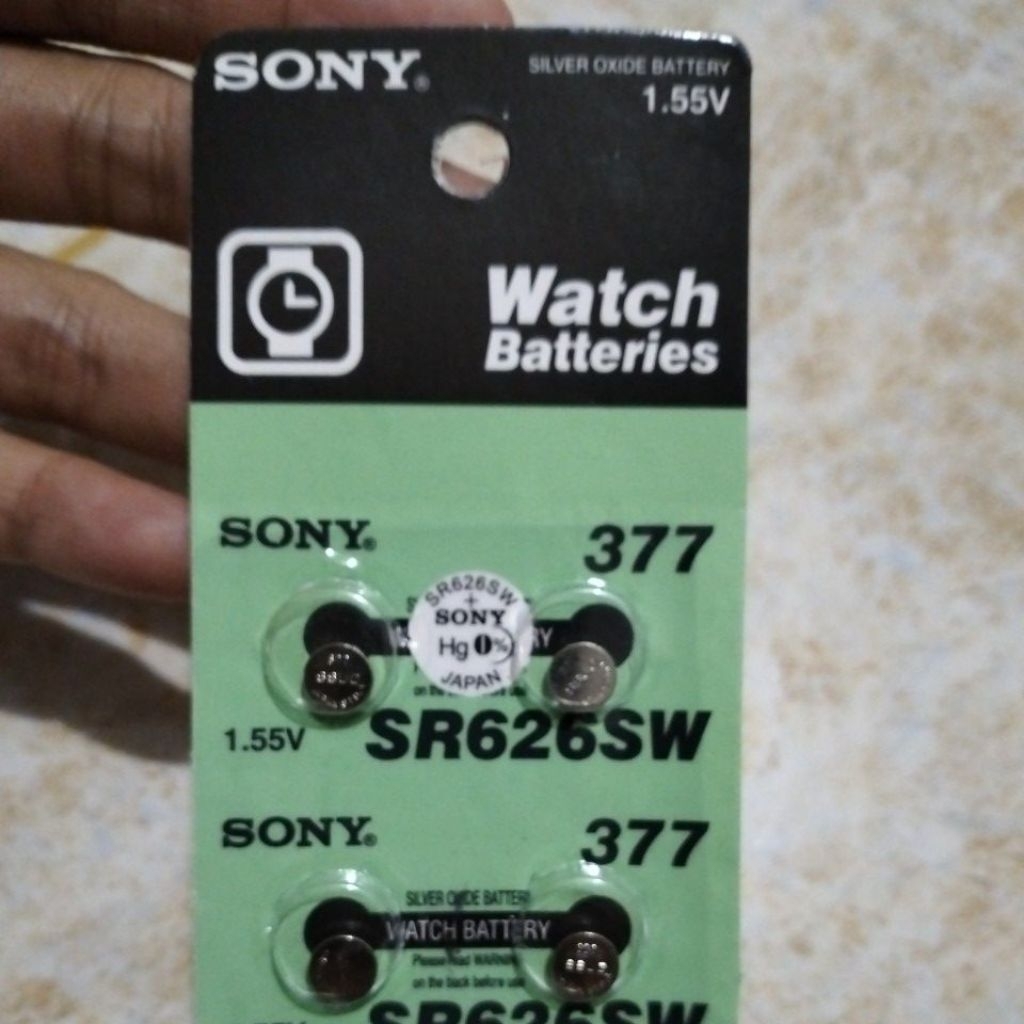 Jual BATERAI SONY SR626SW / LITHIUM BATTERY (CMS)1.55V | Shopee Indonesia
