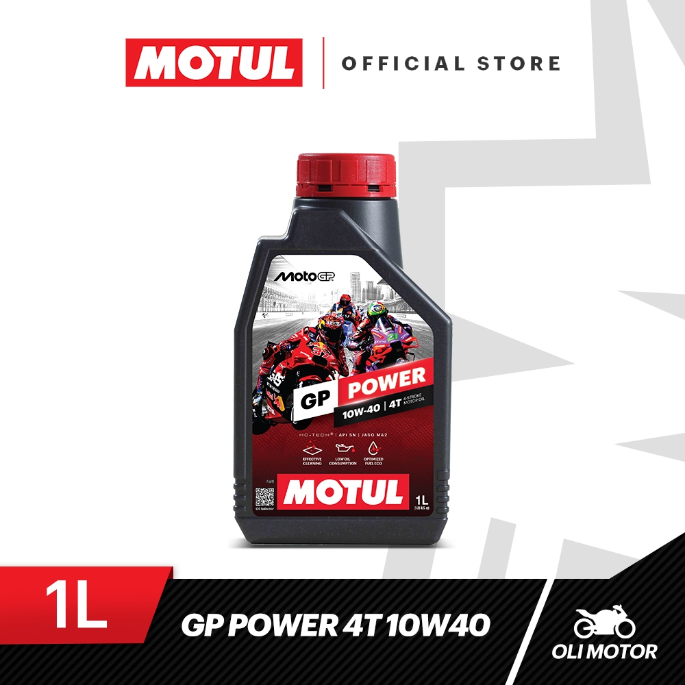 Jual Oli Motor Motul GP POWER 4T 10W40 1L | Shopee Indonesia