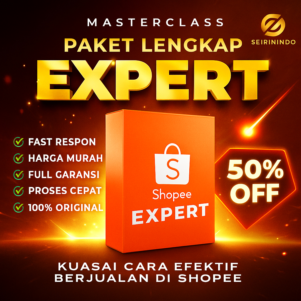 Jual Shopee Expert Paket Lengkap Kelas Video: Cara Sukses Jualan di ...