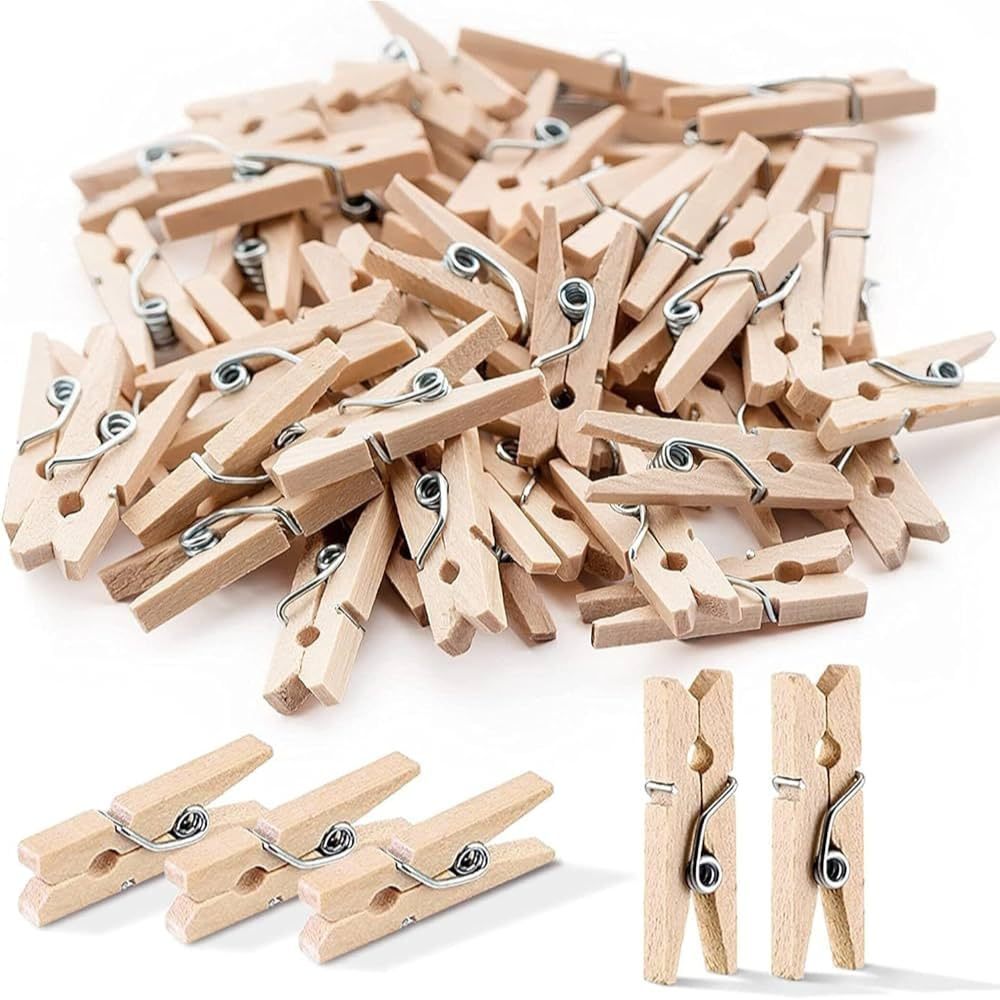 Jual Wooden Clip Natural - Both Photos Clips - Bali Art Supplies ...