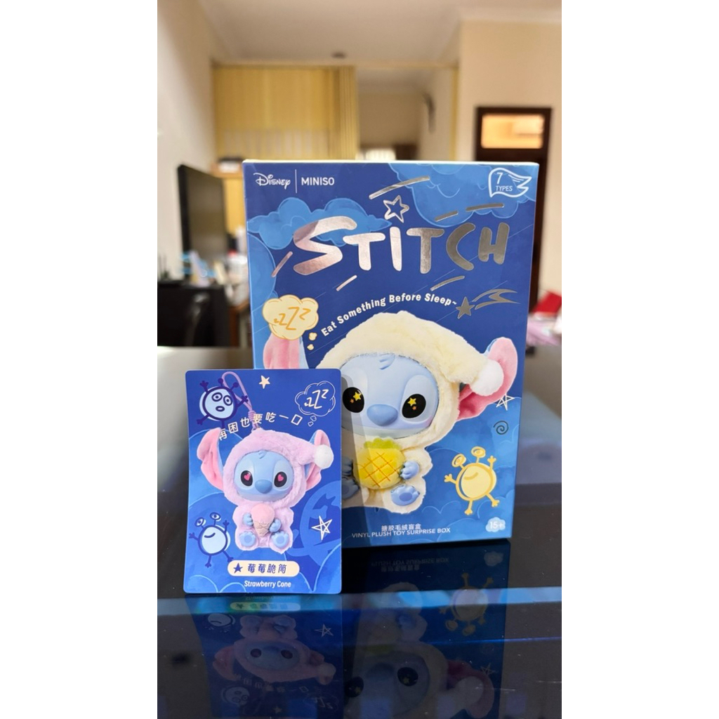 Jual [READY STOCK] STITCH x MINISO SELECTED PINK STRAWBERRY CONE ...